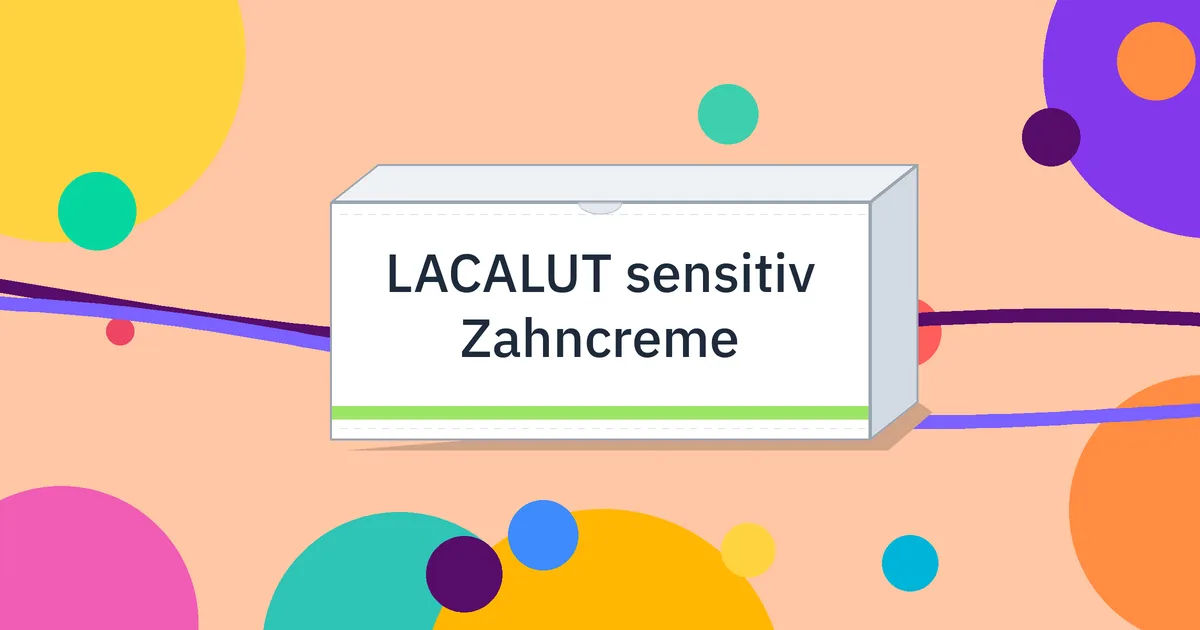 Symbolbild: Packung mit der Aufschrift LACALUT sensitiv Zahncreme (PZN 18840143) – Verfügbarkeit und Bezug in Apotheken in Frankfurt am Main