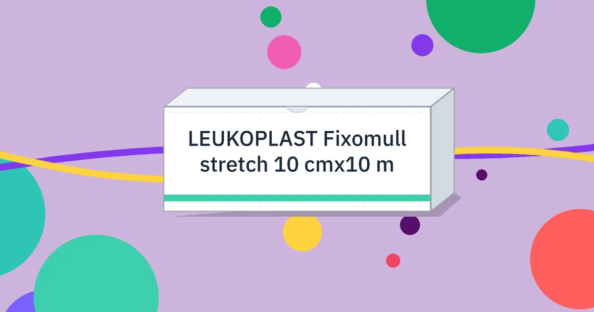 Symbolbild: Packung mit der Aufschrift LEUKOPLAST Fixomull stretch 10 cmx10 m (PZN 19774810) – Verfügbarkeit und Bezug in Apotheken in Frankfurt am Main