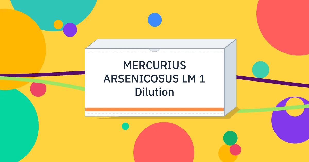 Symbolbild: Packung mit der Aufschrift MERCURIUS ARSENICOSUS LM 1 Dilution (PZN 13605934) – Verfügbarkeit und Bezug in Apotheken in Frankfurt am Main