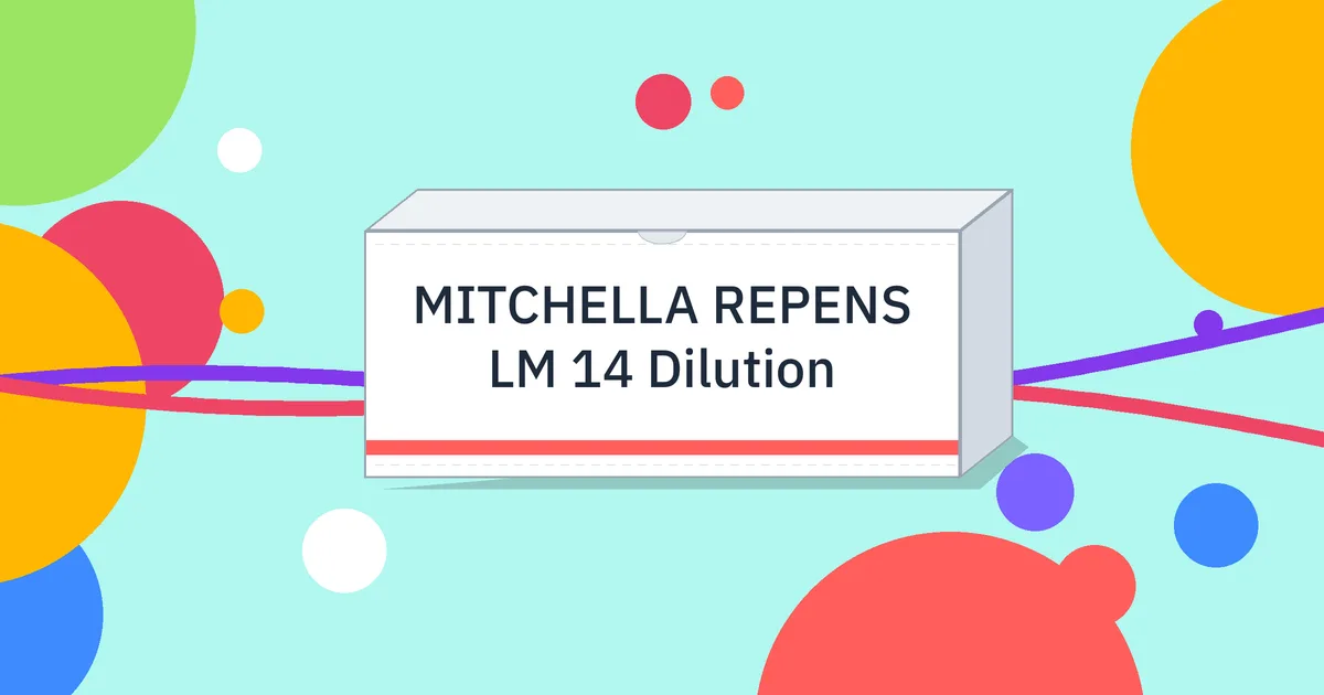 Symbolbild: Packung mit der Aufschrift MITCHELLA REPENS LM 14 Dilution (PZN 13609352) – Verfügbarkeit und Bezug in Apotheken in Frankfurt am Main