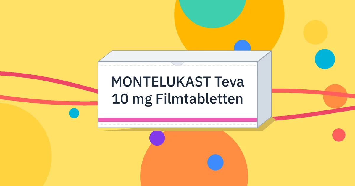 Symbolbild: Packung mit der Aufschrift MONTELUKAST Teva 10 mg Filmtabletten (PZN 16238235) – Verfügbarkeit und Bezug in Apotheken in Frankfurt am Main