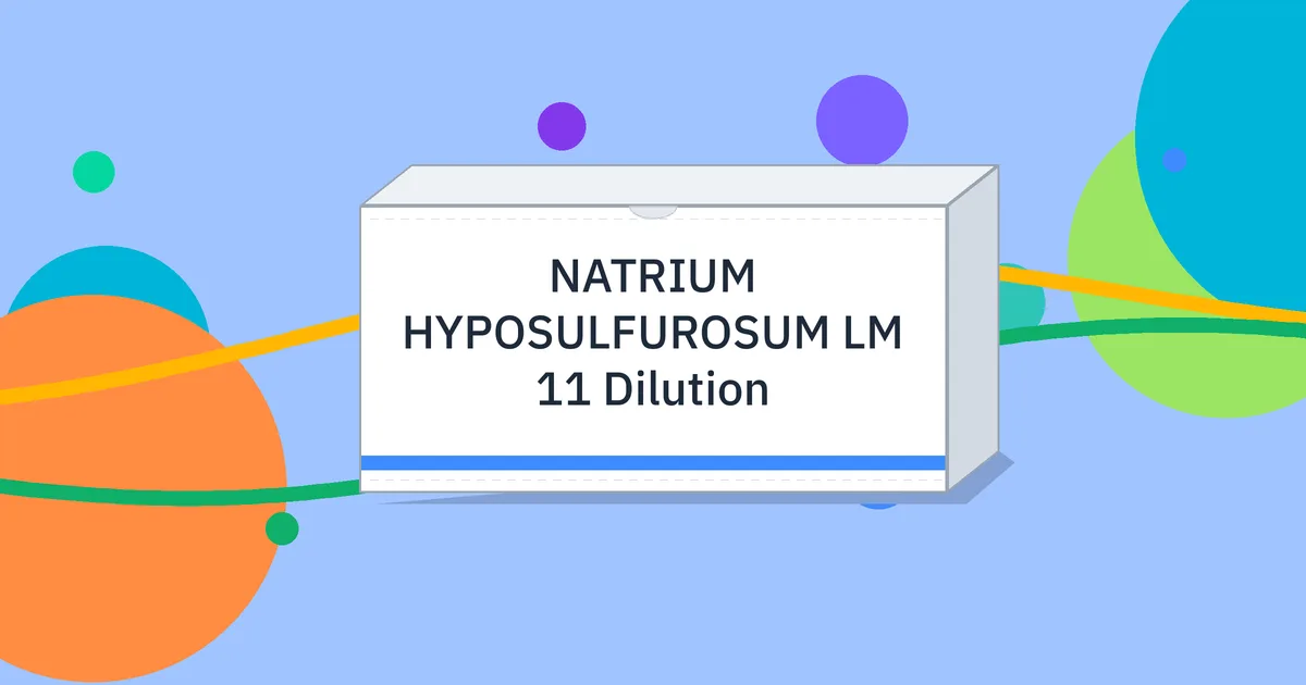 Symbolbild: Packung mit der Aufschrift NATRIUM HYPOSULFUROSUM LM 11 Dilution (PZN 12963873) – Verfügbarkeit und Bezug in Apotheken in Frankfurt am Main