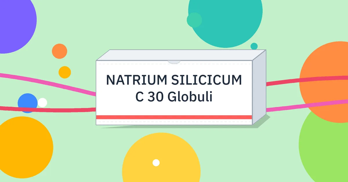 Symbolbild: Packung mit der Aufschrift NATRIUM SILICICUM C 30 Globuli (PZN 16692767) – Verfügbarkeit und Bezug in Apotheken in Frankfurt am Main