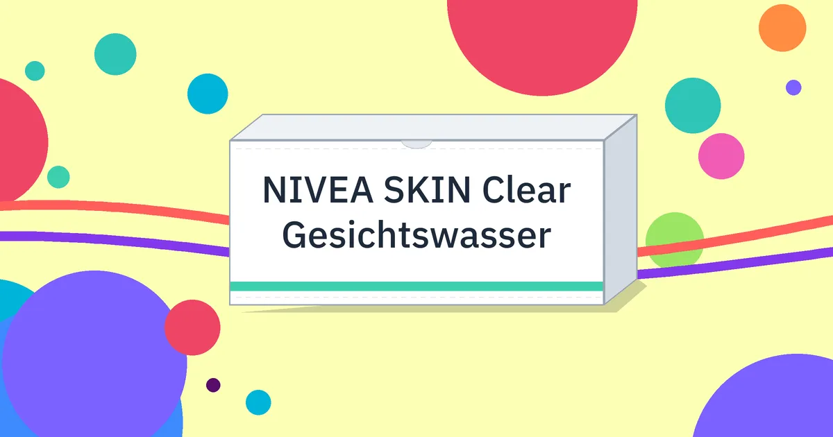 Symbolbild: Packung mit der Aufschrift NIVEA SKIN Clear Gesichtswasser (PZN 18912457) – Verfügbarkeit und Bezug in Apotheken in Frankfurt am Main