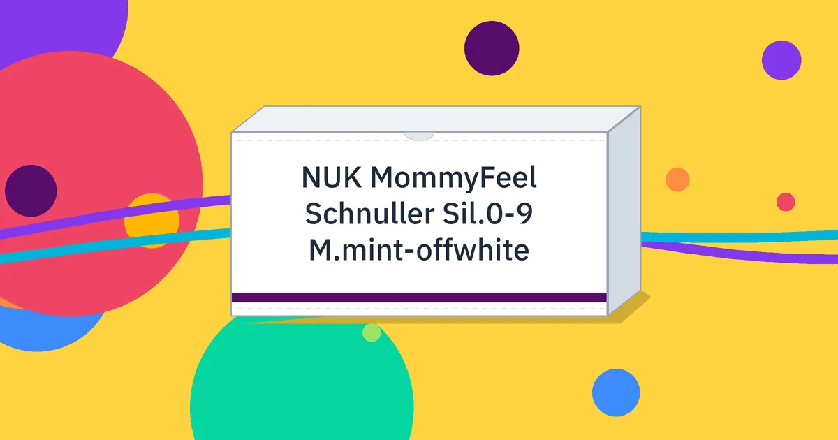 Symbolbild: Packung mit der Aufschrift NUK MommyFeel Schnuller Sil.0-9 M.mint-offwhite (PZN 18294083) – Verfügbarkeit und Bezug in Apotheken in Frankfurt am Main