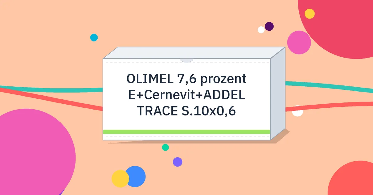 Symbolbild: Packung mit der Aufschrift OLIMEL 7,6 prozent E+Cernevit+ADDEL TRACE S.10x0,6 (PZN 16884857) – Verfügbarkeit und Bezug in Apotheken in Frankfurt am Main