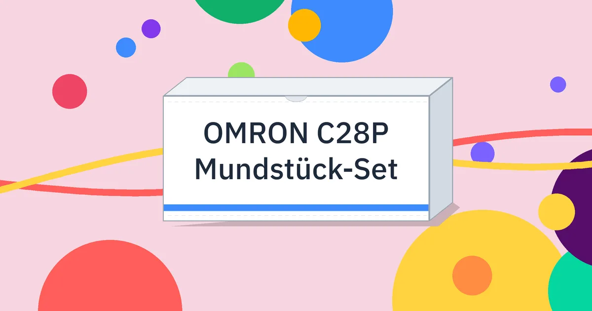 Symbolbild: Packung mit der Aufschrift OMRON C28P Mundstück-Set (PZN 16798520) – Verfügbarkeit und Bezug in Apotheken in Frankfurt am Main