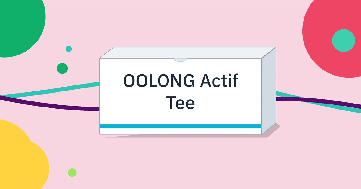 Symbolbild: Packung mit der Aufschrift OOLONG Actif Tee (PZN 07140170) – Verfügbarkeit und Bezug in Apotheken in Frankfurt am Main