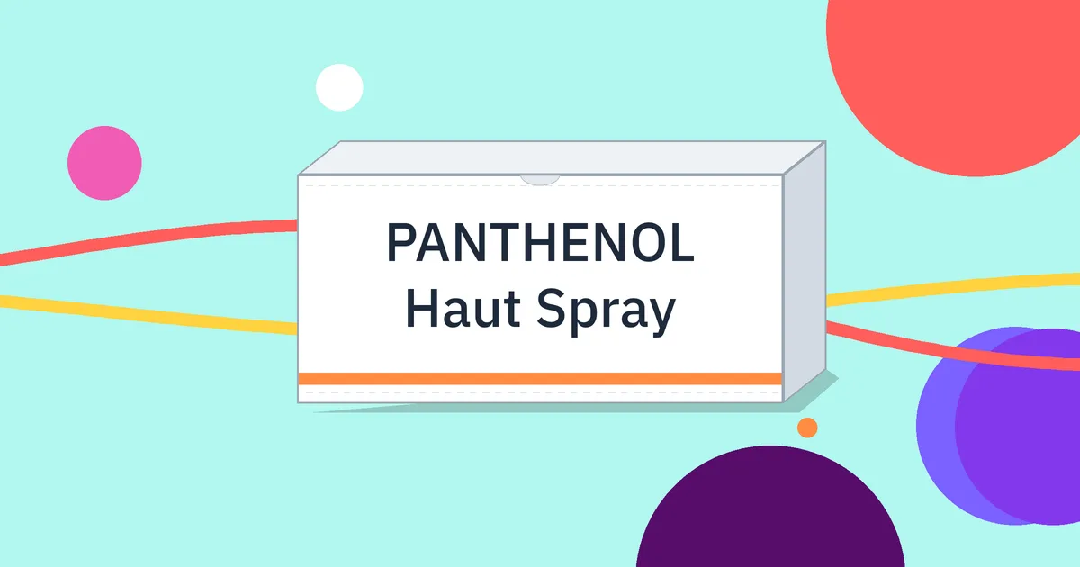 Symbolbild: Packung mit der Aufschrift PANTHENOL Haut Spray (PZN 06830228) – Verfügbarkeit und Bezug in Apotheken in Frankfurt am Main