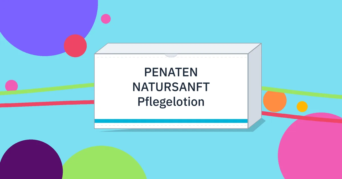Symbolbild: Packung mit der Aufschrift PENATEN NATURSANFT Pflegelotion (PZN 18257627) – Verfügbarkeit und Bezug in Apotheken in Frankfurt am Main