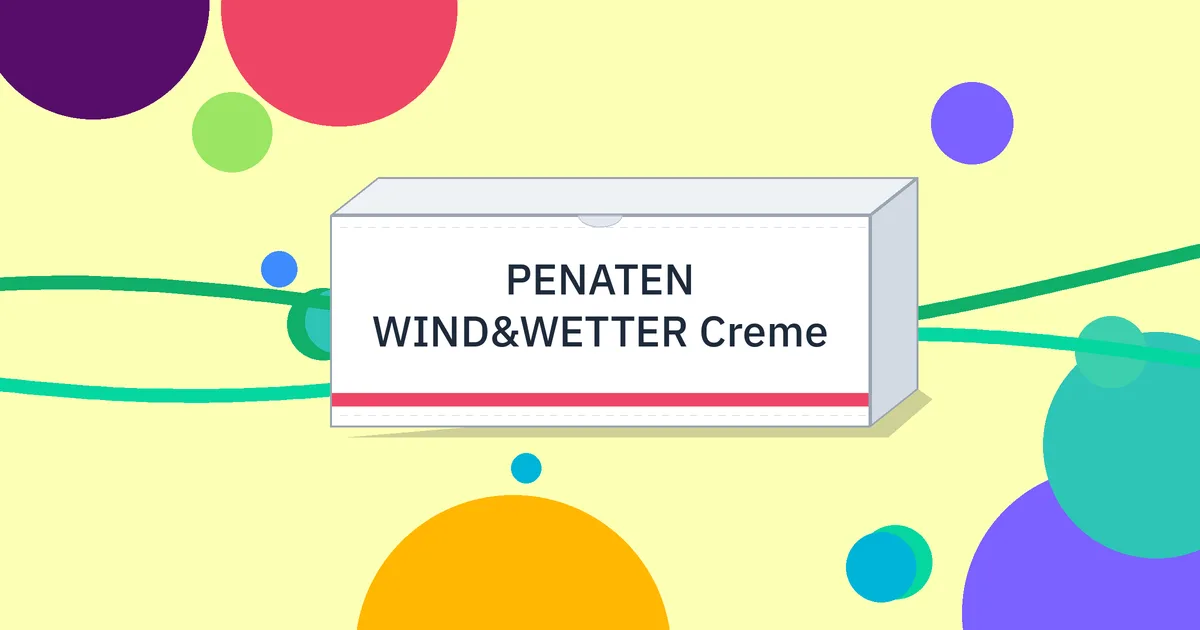 Symbolbild: Packung mit der Aufschrift PENATEN WIND&WETTER Creme (PZN 19645886) – Verfügbarkeit und Bezug in Apotheken in Frankfurt am Main