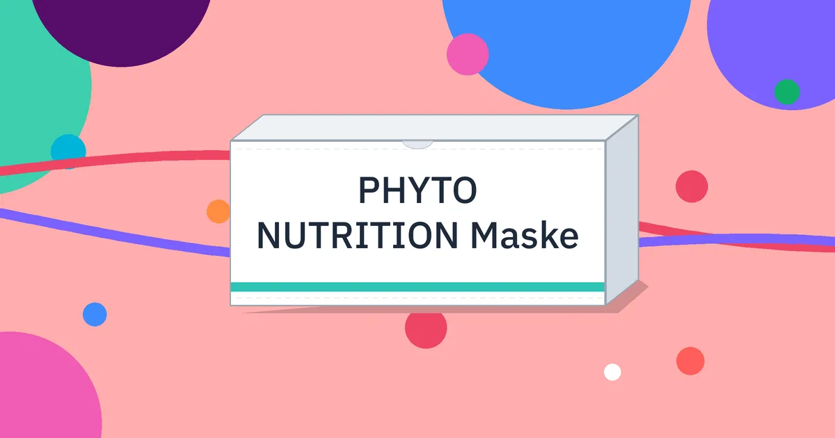 Symbolbild: Packung mit der Aufschrift PHYTO NUTRITION Maske (PZN 18908929) – Verfügbarkeit und Bezug in Apotheken in Frankfurt am Main