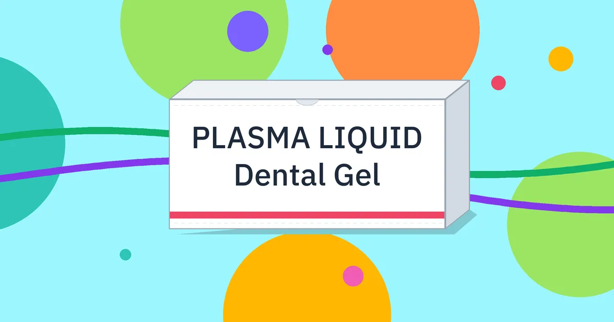 Symbolbild: Packung mit der Aufschrift PLASMA LIQUID Dental Gel (PZN 18203643) – Verfügbarkeit und Bezug in Apotheken in Frankfurt am Main