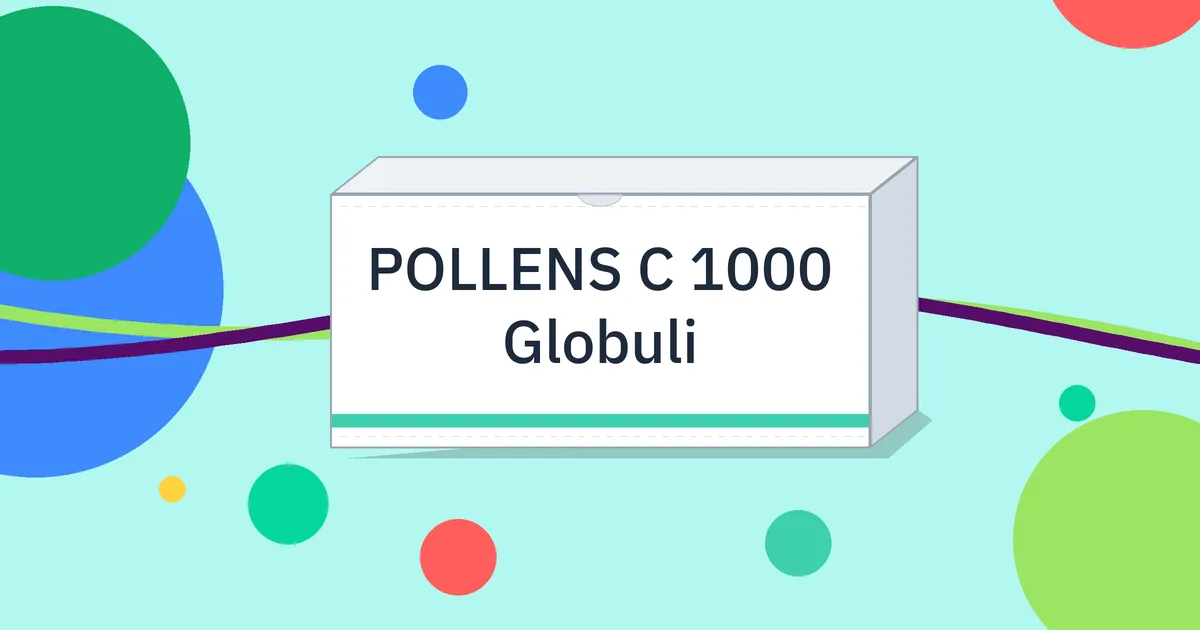 Symbolbild: Packung mit der Aufschrift POLLENS C 1000 Globuli (PZN 16696446) – Verfügbarkeit und Bezug in Apotheken in Frankfurt am Main