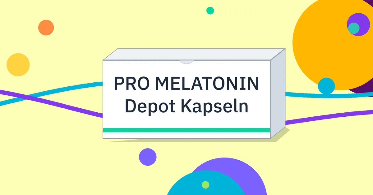Symbolbild: Packung mit der Aufschrift PRO MELATONIN Depot Kapseln (PZN 19968922) – Verfügbarkeit und Bezug in Apotheken in Frankfurt am Main