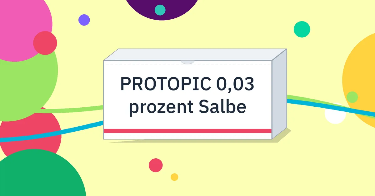 Symbolbild: Packung mit der Aufschrift PROTOPIC 0,03 prozent Salbe (PZN 11483757) – Verfügbarkeit und Bezug in Apotheken in Frankfurt am Main