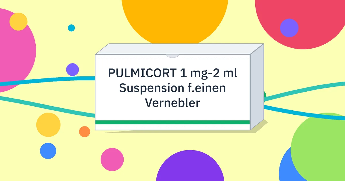 Symbolbild: Packung mit der Aufschrift PULMICORT 1 mg-2 ml Suspension f.einen Vernebler (PZN 00686977) – Verfügbarkeit und Bezug in Apotheken in Frankfurt am Main