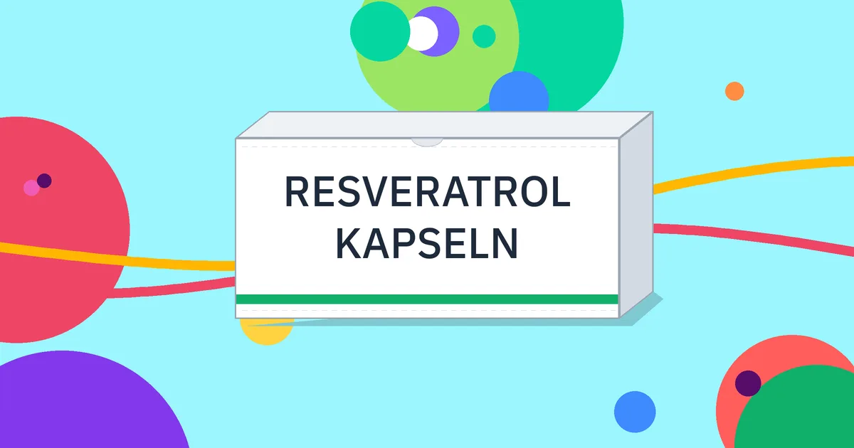 Symbolbild: Packung mit der Aufschrift RESVERATROL KAPSELN (PZN 00109688) – Verfügbarkeit und Bezug in Apotheken in Frankfurt am Main