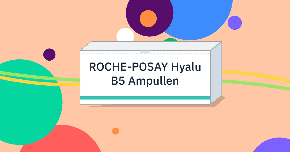 Symbolbild: Packung mit der Aufschrift ROCHE-POSAY Hyalu B5 Ampullen (PZN 16827434) – Verfügbarkeit und Bezug in Apotheken in Frankfurt am Main