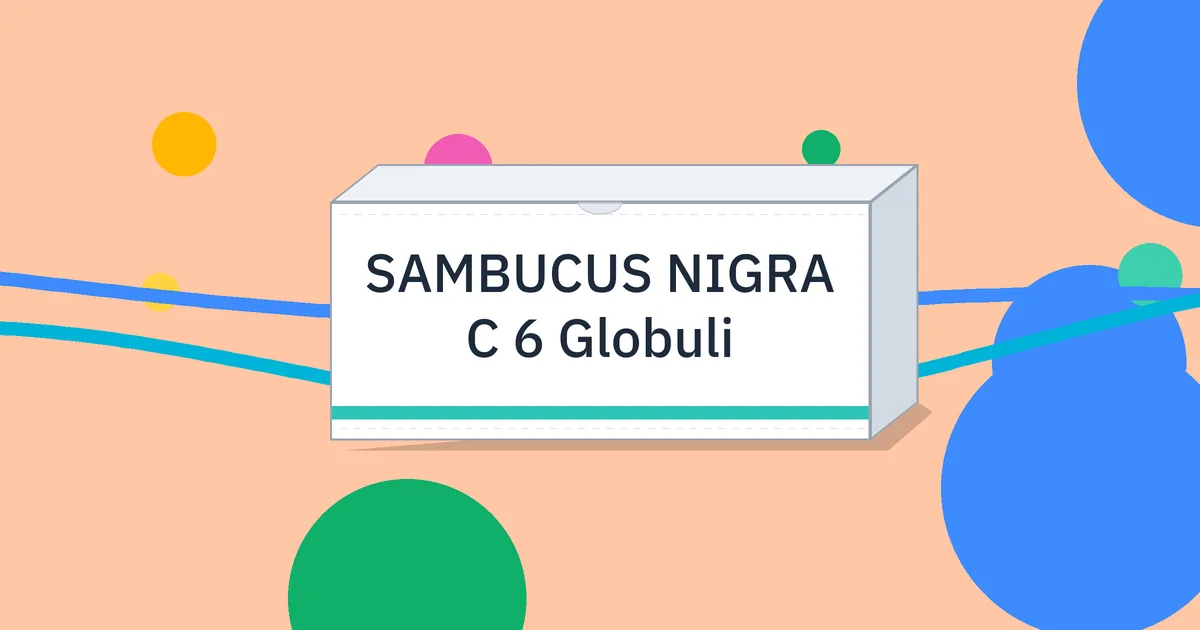 Symbolbild: Packung mit der Aufschrift SAMBUCUS NIGRA C 6 Globuli (PZN 04235473) – Verfügbarkeit und Bezug in Apotheken in Frankfurt am Main