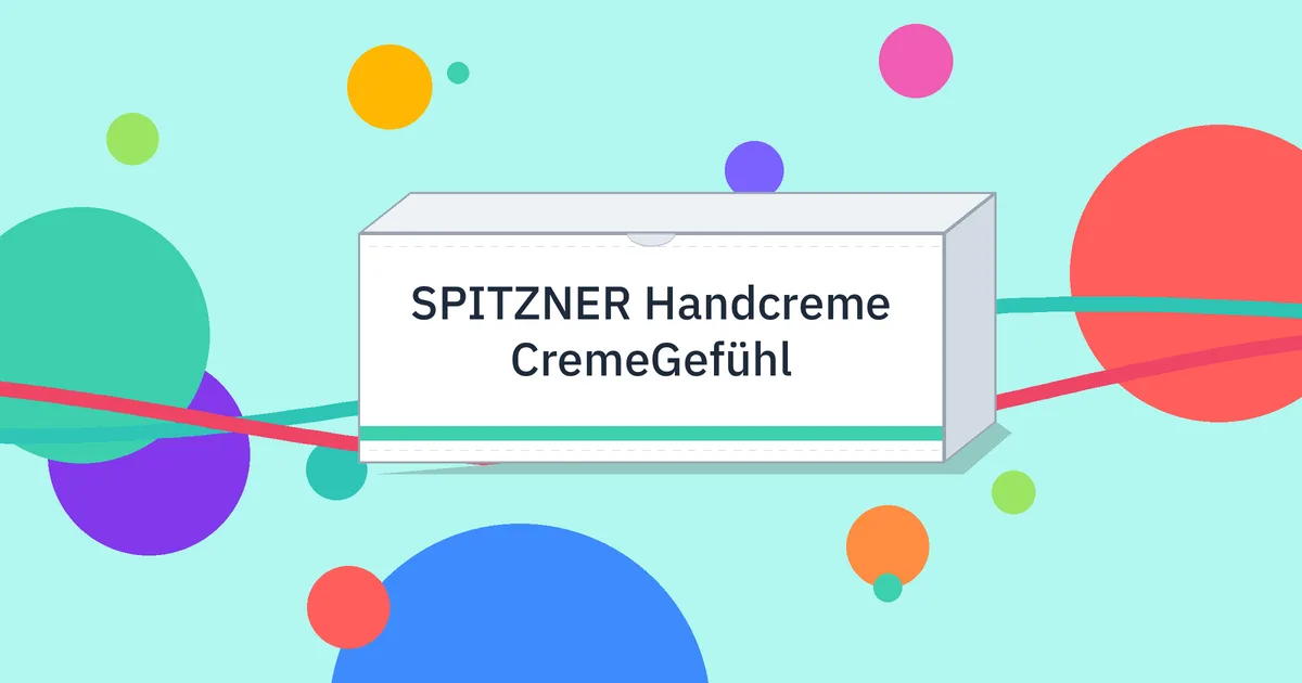 Symbolbild: Packung mit der Aufschrift SPITZNER Handcreme CremeGefühl (PZN 19350369) – Verfügbarkeit und Bezug in Apotheken in Frankfurt am Main