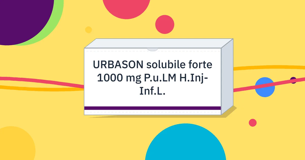 Symbolbild: Packung mit der Aufschrift URBASON solubile forte 1000 mg P.u.LM H.Inj-Inf.L. (PZN 04807745) – Verfügbarkeit und Bezug in Apotheken in Frankfurt am Main