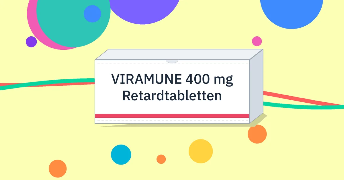 Symbolbild: Packung mit der Aufschrift VIRAMUNE 400 mg Retardtabletten (PZN 00056549) – Verfügbarkeit und Bezug in Apotheken in Frankfurt am Main