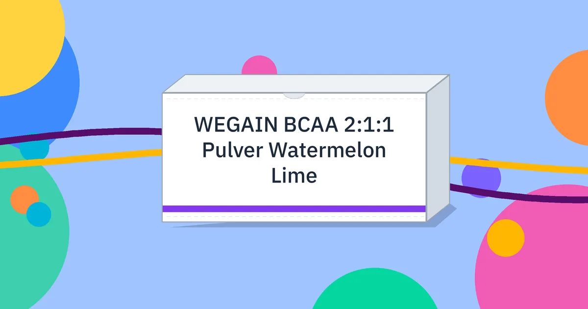 Symbolbild: Packung mit der Aufschrift WEGAIN BCAA 2:1:1 Pulver Watermelon Lime (PZN 20798922) – Verfügbarkeit und Bezug in Apotheken in Frankfurt am Main