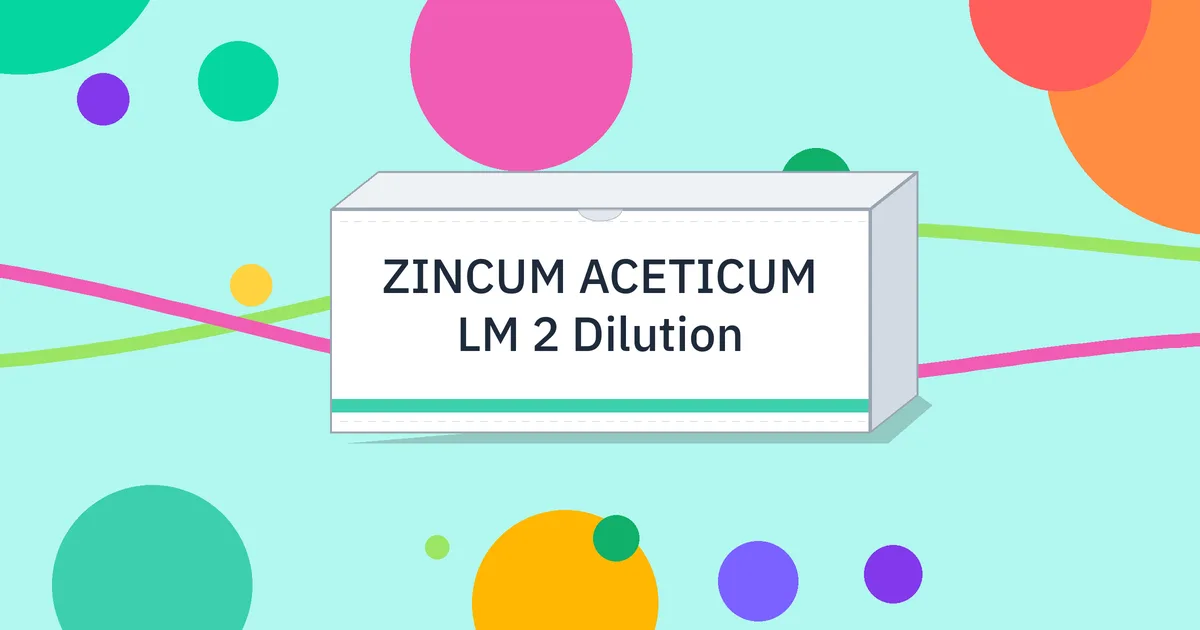 Symbolbild: Packung mit der Aufschrift ZINCUM ACETICUM LM 2 Dilution (PZN 13289344) – Verfügbarkeit und Bezug in Apotheken in Frankfurt am Main
