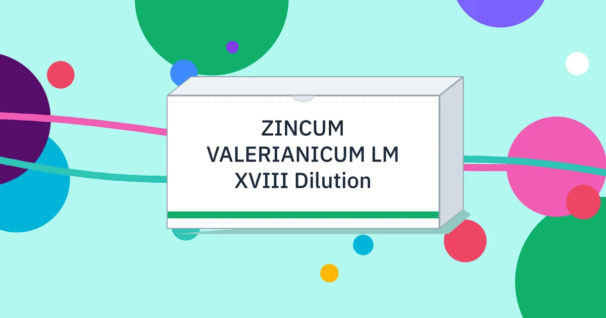 Symbolbild: Packung mit der Aufschrift ZINCUM VALERIANICUM LM XVIII Dilution (PZN 02669322) – Verfügbarkeit und Bezug in Apotheken in Frankfurt am Main