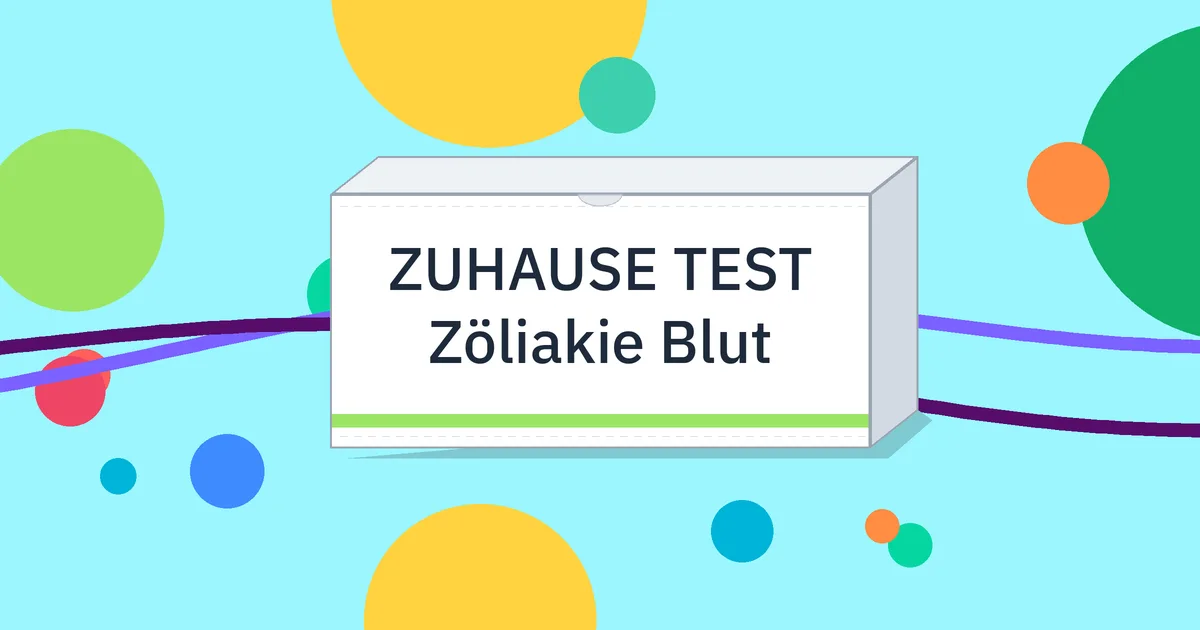 Symbolbild: Packung mit der Aufschrift ZUHAUSE TEST Zöliakie Blut (PZN 15232408) – Verfügbarkeit und Bezug in Apotheken in Frankfurt am Main