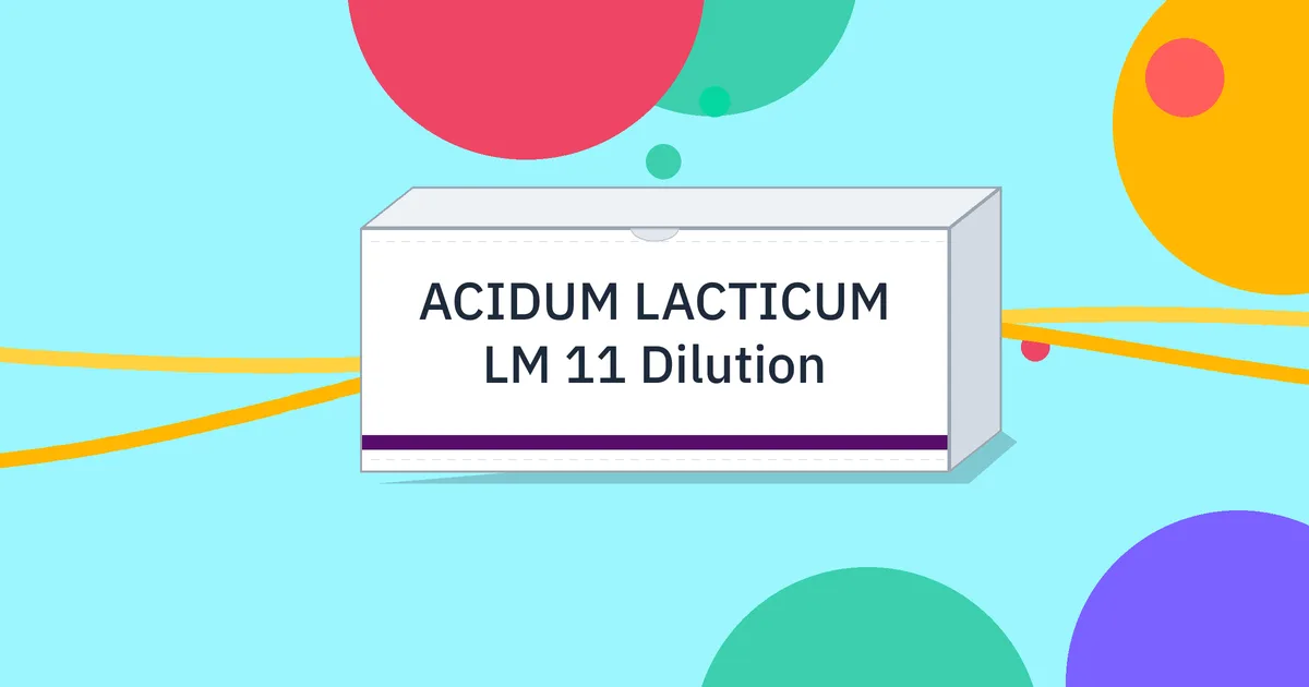 Symbolbild: Packung mit der Aufschrift ACIDUM LACTICUM LM 11 Dilution (PZN 13279222) – Verfügbarkeit und Bezug in Apotheken in Frankfurt am Main