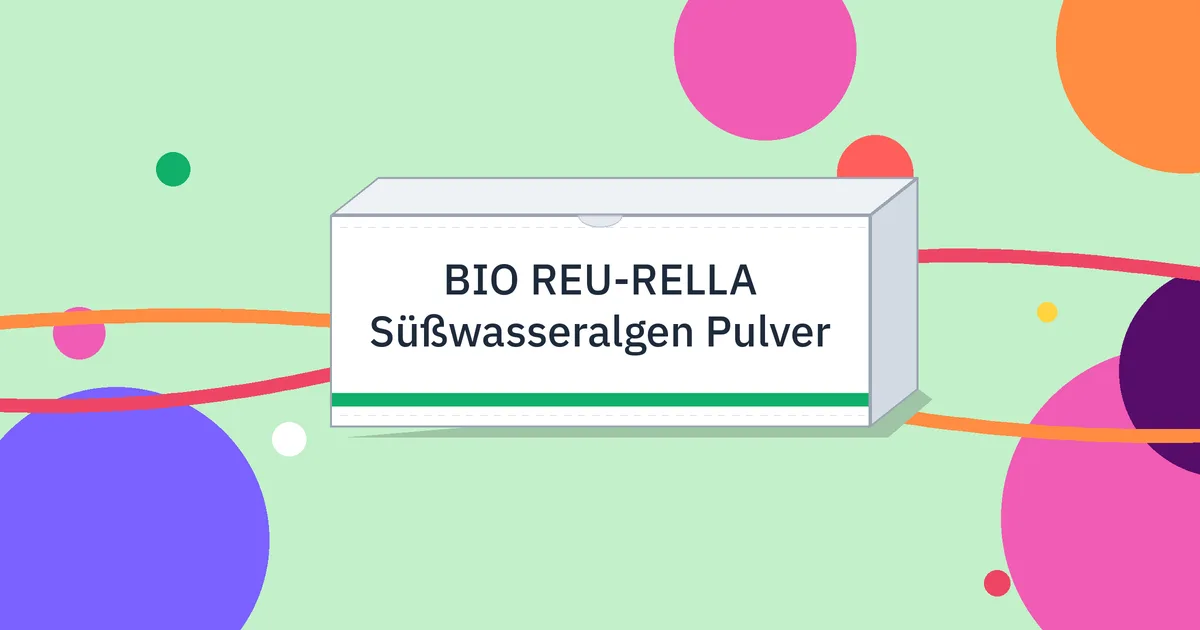 Symbolbild: Packung mit der Aufschrift BIO REU-RELLA Süßwasseralgen Pulver (PZN 18181077) – Verfügbarkeit und Bezug in Apotheken in Frankfurt am Main