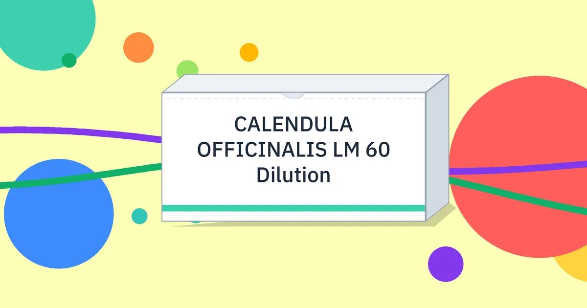 Symbolbild: Packung mit der Aufschrift CALENDULA OFFICINALIS LM 60 Dilution (PZN 12807587) – Verfügbarkeit und Bezug in Apotheken in Frankfurt am Main