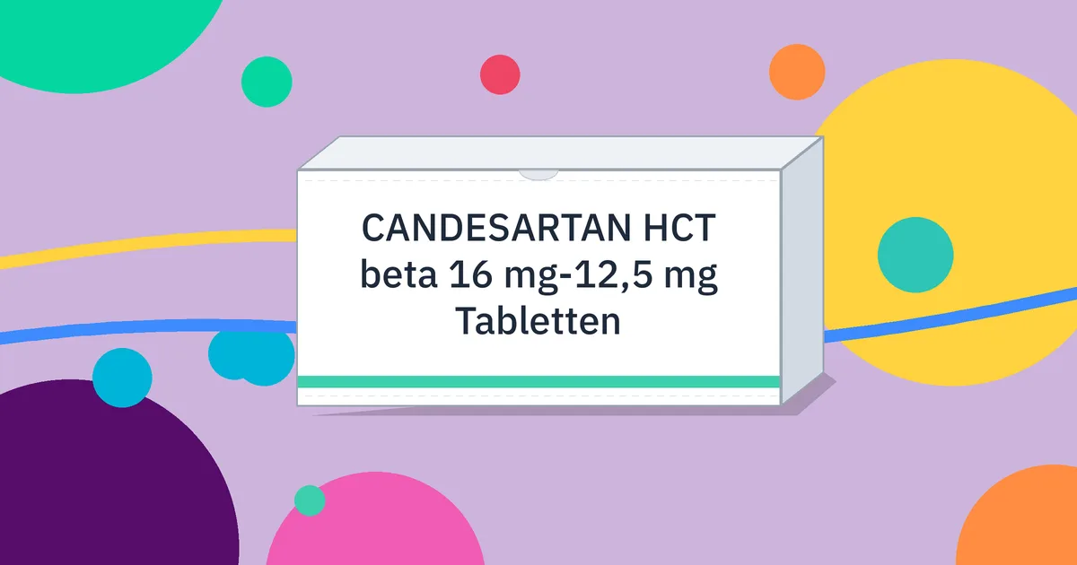 Symbolbild: Packung mit der Aufschrift CANDESARTAN HCT beta 16 mg-12,5 mg Tabletten (PZN 19211188) – Verfügbarkeit und Bezug in Apotheken in Frankfurt am Main