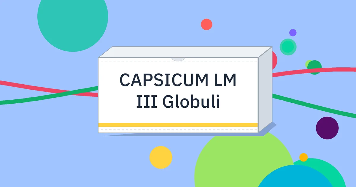 Symbolbild: Packung mit der Aufschrift CAPSICUM LM III Globuli (PZN 07248341) – Verfügbarkeit und Bezug in Apotheken in Frankfurt am Main