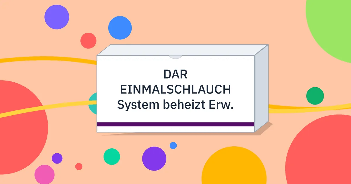 Symbolbild: Packung mit der Aufschrift DAR EINMALSCHLAUCH System beheizt Erw. (PZN 03151805) – Verfügbarkeit und Bezug in Apotheken in Frankfurt am Main