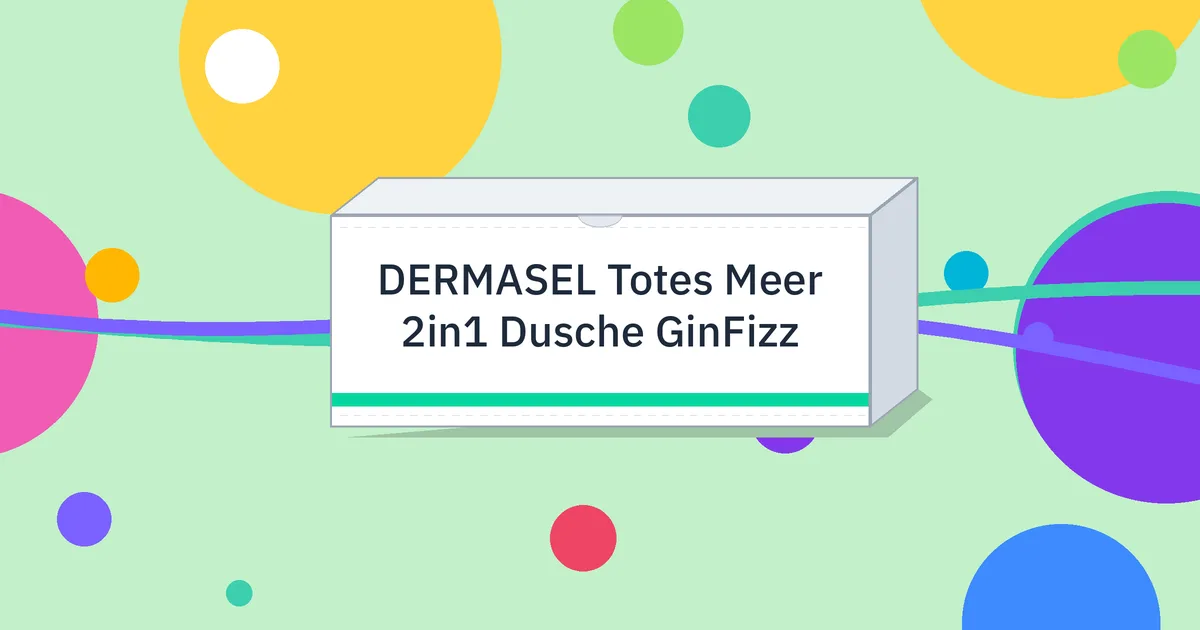 Symbolbild: Packung mit der Aufschrift DERMASEL Totes Meer 2in1 Dusche GinFizz (PZN 17896093) – Verfügbarkeit und Bezug in Apotheken in Frankfurt am Main