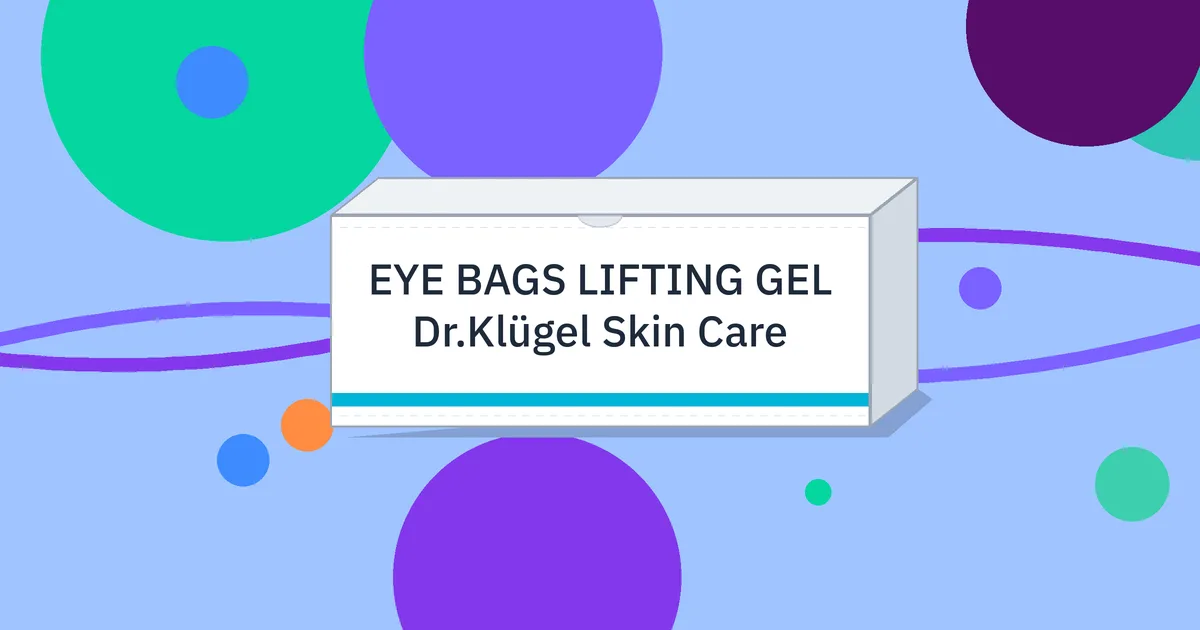 Symbolbild: Packung mit der Aufschrift EYE BAGS LIFTING GEL Dr.Klügel Skin Care (PZN 20576819) – Verfügbarkeit und Bezug in Apotheken in Frankfurt am Main