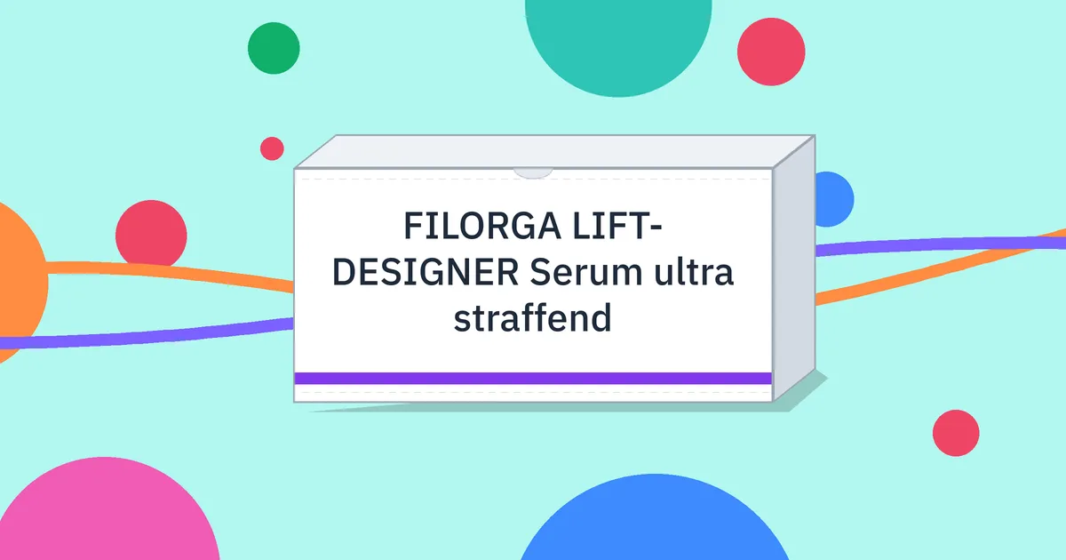 Symbolbild: Packung mit der Aufschrift FILORGA LIFT-DESIGNER Serum ultra straffend (PZN 18898680) – Verfügbarkeit und Bezug in Apotheken in Frankfurt am Main