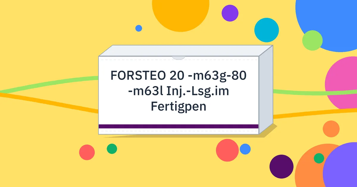 Symbolbild: Packung mit der Aufschrift FORSTEO 20 -m63g-80 -m63l Inj.-Lsg.im Fertigpen (PZN 16660477) – Verfügbarkeit und Bezug in Apotheken in Frankfurt am Main