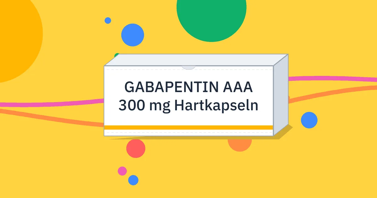 Symbolbild: Packung mit der Aufschrift GABAPENTIN AAA 300 mg Hartkapseln (PZN 00280206) – Verfügbarkeit und Bezug in Apotheken in Frankfurt am Main