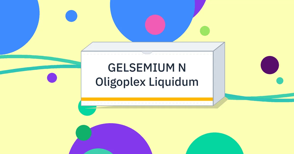 Symbolbild: Packung mit der Aufschrift GELSEMIUM N Oligoplex Liquidum (PZN 03112521) – Verfügbarkeit und Bezug in Apotheken in Frankfurt am Main
