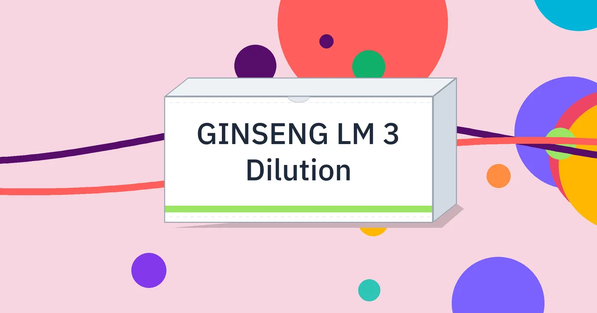 Symbolbild: Packung mit der Aufschrift GINSENG LM 3 Dilution (PZN 12878417) – Verfügbarkeit und Bezug in Apotheken in Frankfurt am Main
