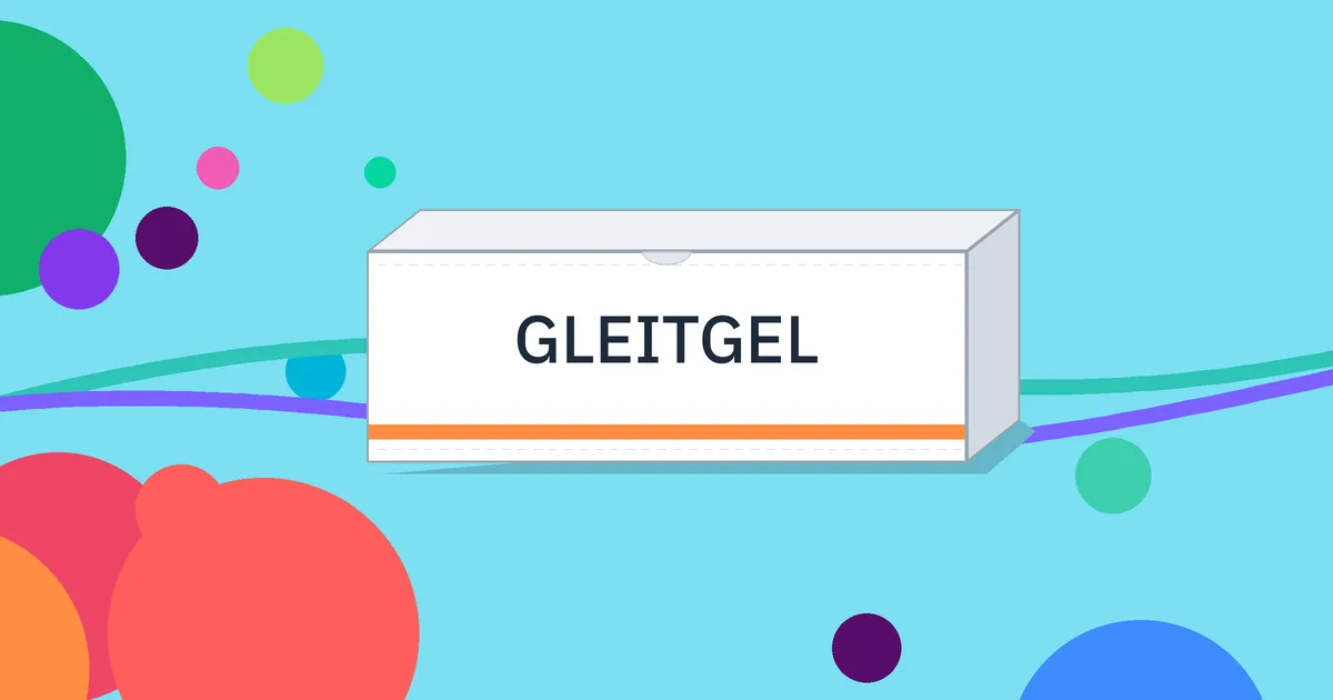 Symbolbild: Packung mit der Aufschrift GLEITGEL (PZN 08839280) – Verfügbarkeit und Bezug in Apotheken in Frankfurt am Main