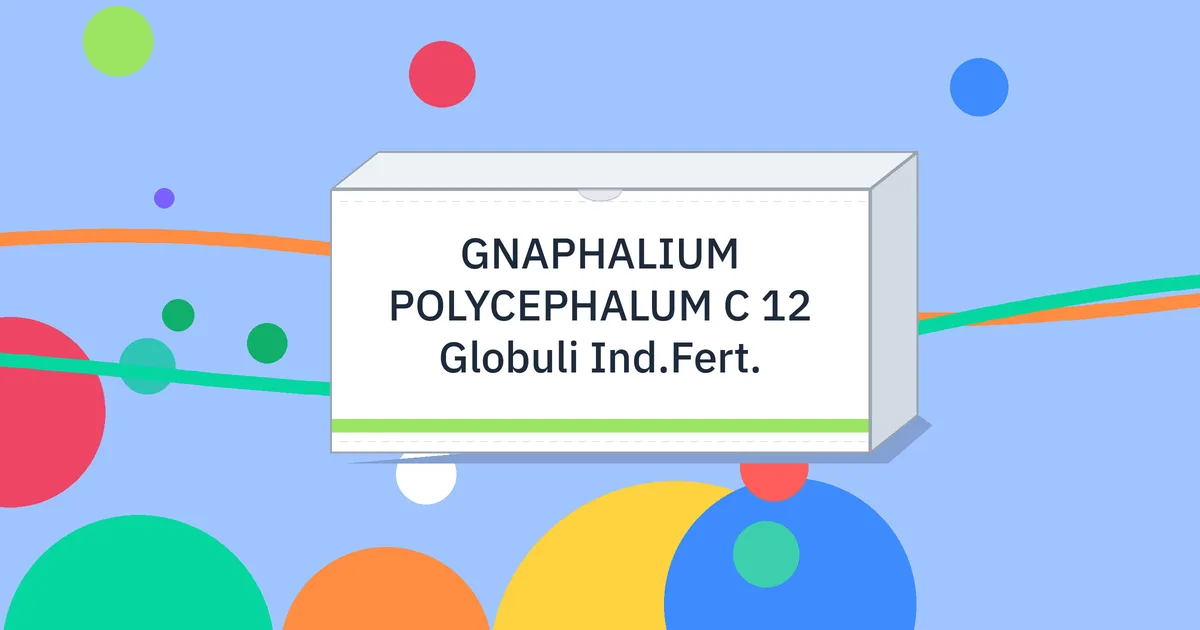 Symbolbild: Packung mit der Aufschrift GNAPHALIUM POLYCEPHALUM C 12 Globuli Ind.Fert. (PZN 17678976) – Verfügbarkeit und Bezug in Apotheken in Frankfurt am Main