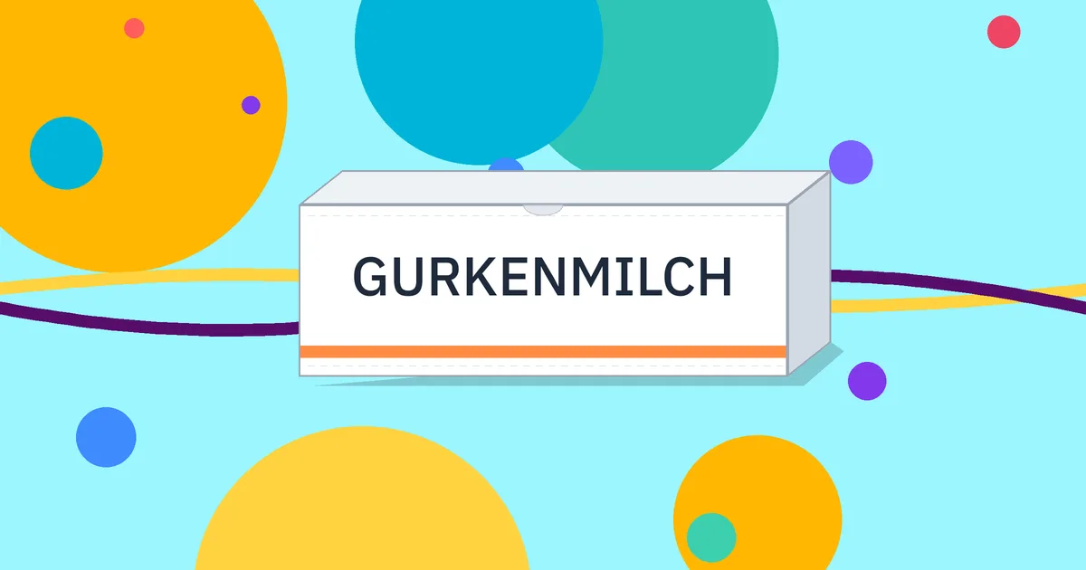 Symbolbild: Packung mit der Aufschrift GURKENMILCH (PZN 06980689) – Verfügbarkeit und Bezug in Apotheken in Frankfurt am Main