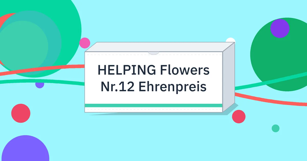 Symbolbild: Packung mit der Aufschrift HELPING Flowers Nr.12 Ehrenpreis (PZN 12499708) – Verfügbarkeit und Bezug in Apotheken in Frankfurt am Main