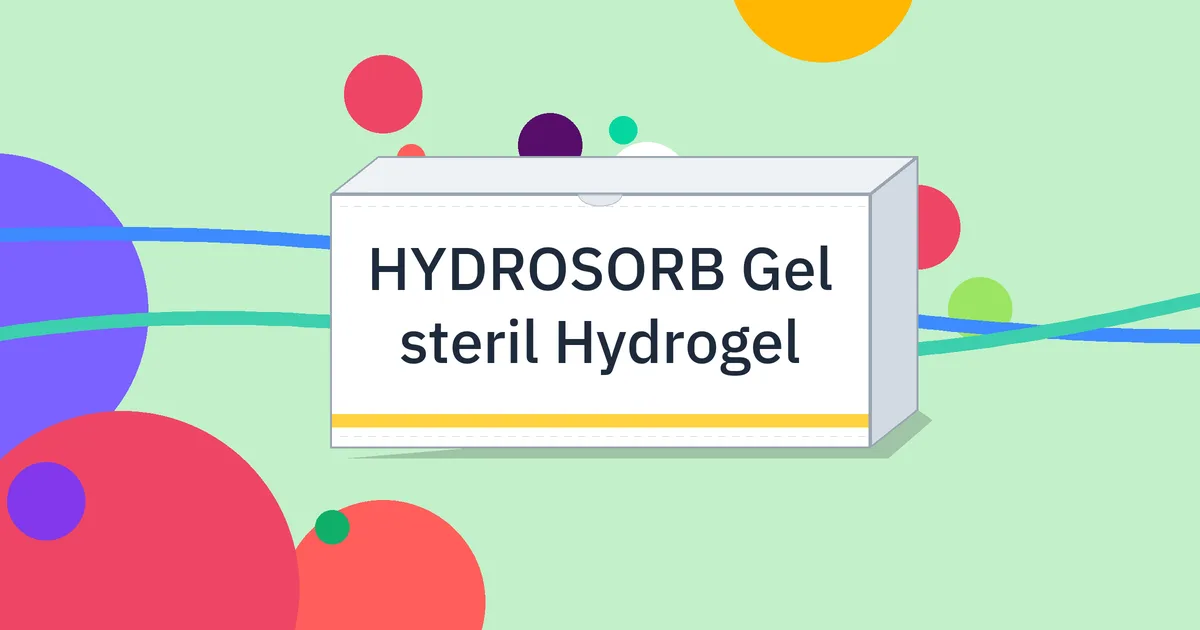 Symbolbild: Packung mit der Aufschrift HYDROSORB Gel steril Hydrogel (PZN 18125251) – Verfügbarkeit und Bezug in Apotheken in Frankfurt am Main