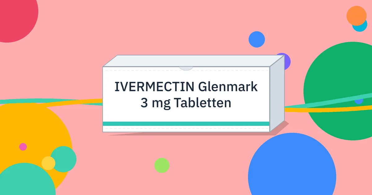Symbolbild: Packung mit der Aufschrift IVERMECTIN Glenmark 3 mg Tabletten (PZN 19833441) – Verfügbarkeit und Bezug in Apotheken in Frankfurt am Main